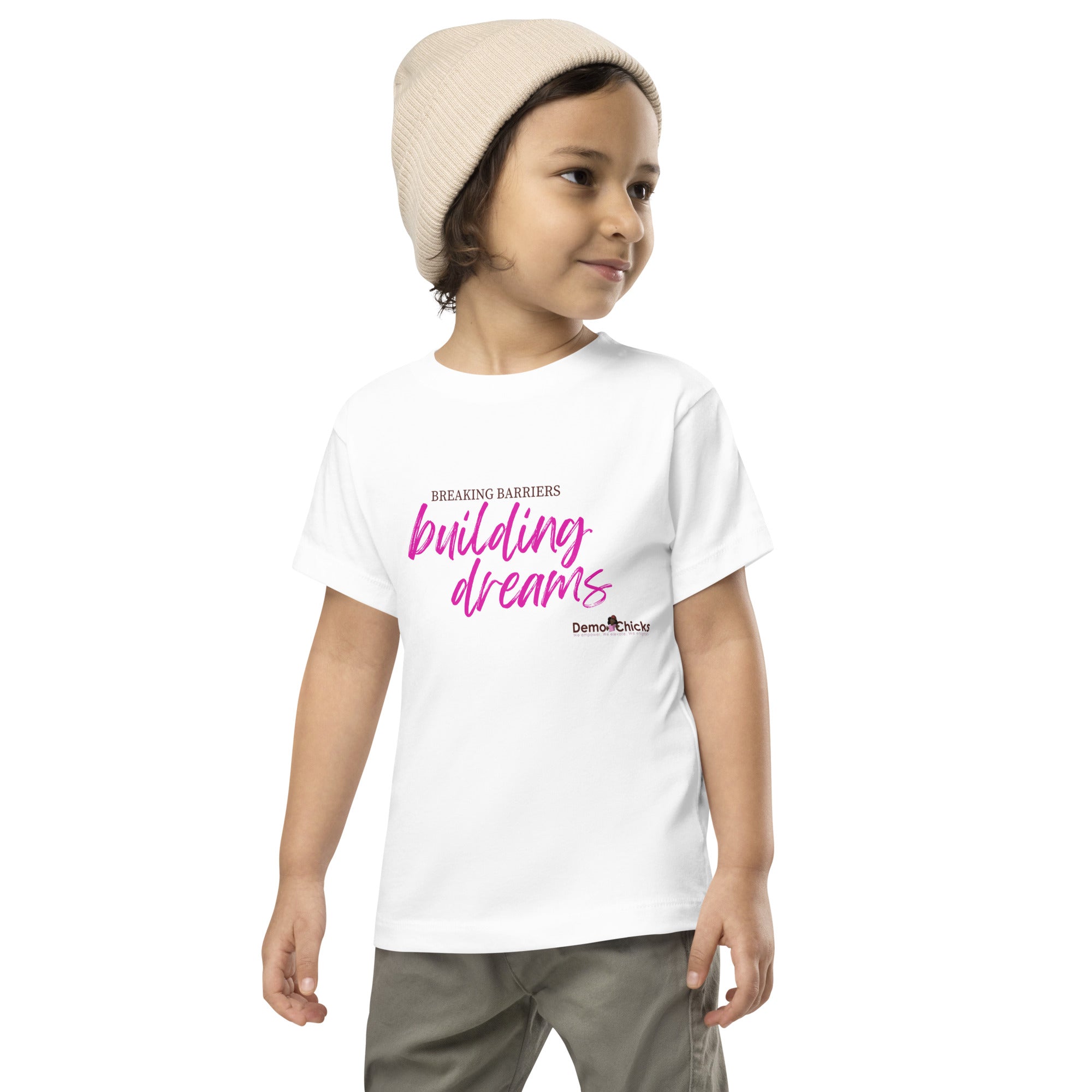 Breaking Barriers Building Dreams by Demo Chicks Toddler Short Sleeve – Shop Demo Chicks